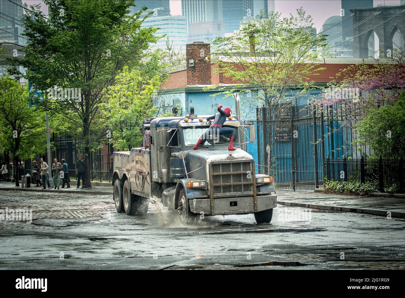 Andrew Garfield, The Amazing Spider-man 2, 2014 Stock Photo - Alamy