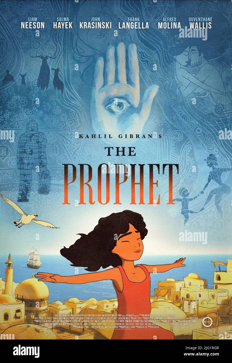ALMITRA POSTER, KAHLIL GIBRAN'S THE PROPHET, 2014 Stock Photo - Alamy