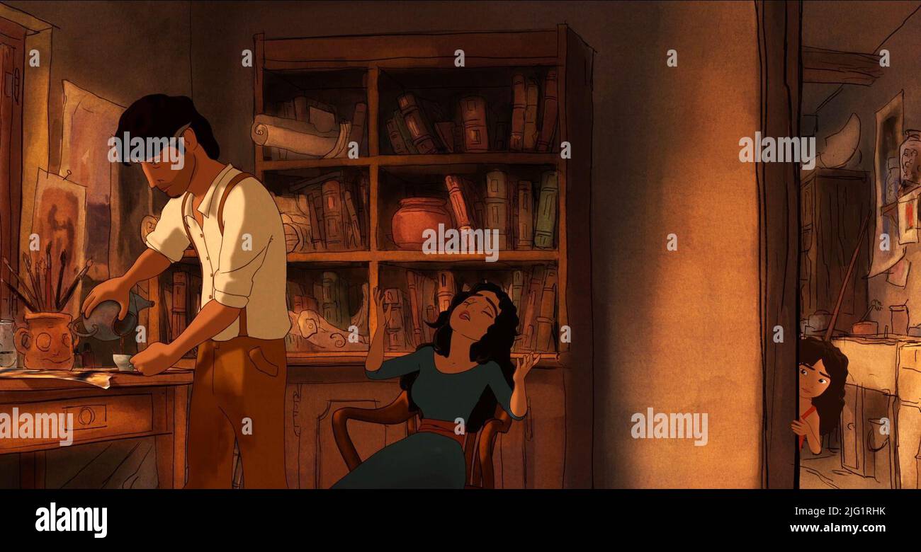 MUSTAFA, KAMILA, ALMITRA, KAHLIL GIBRAN'S THE PROPHET, 2014 Stock Photo ...