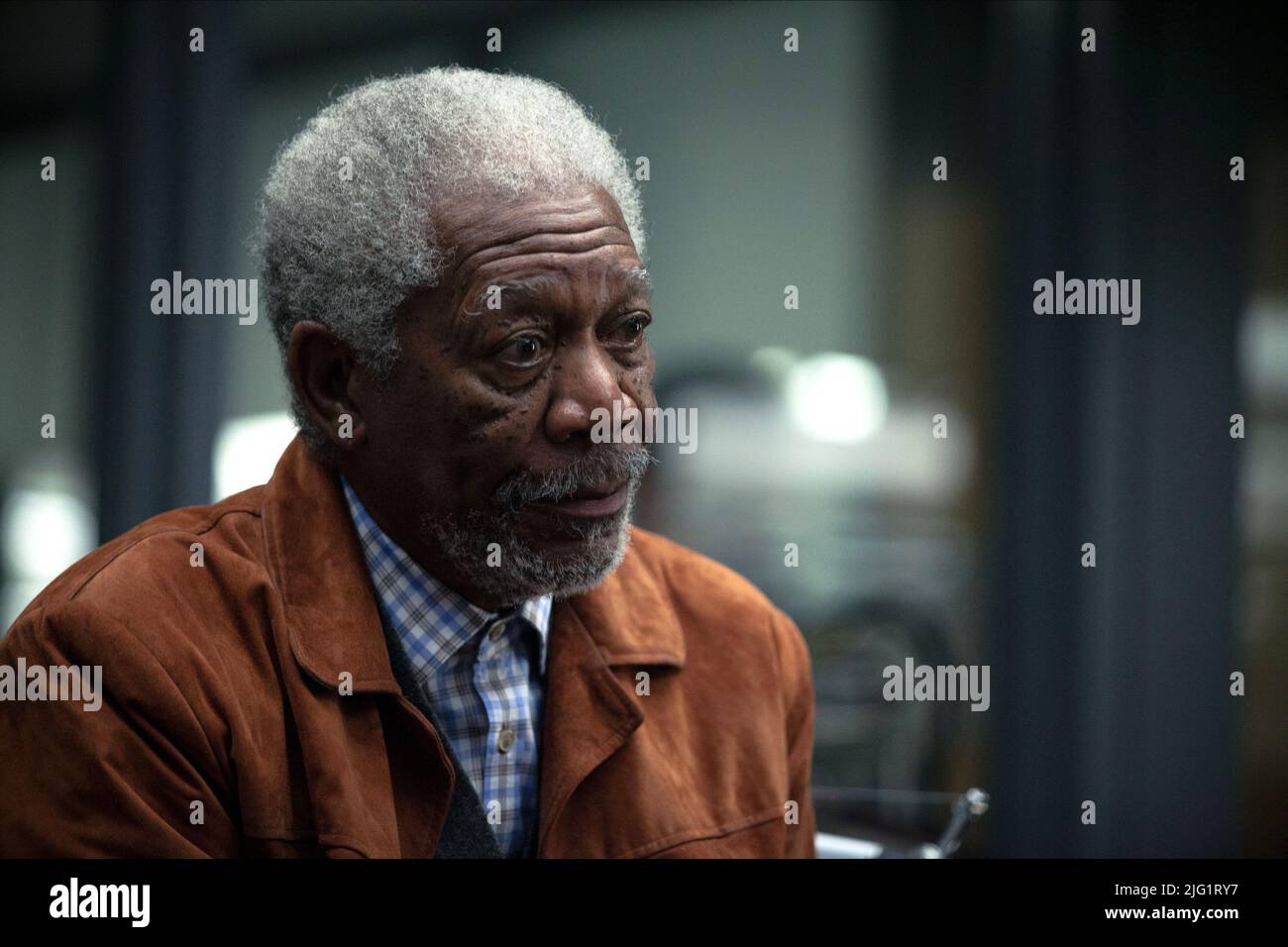 MORGAN FREEMAN, TRANSCENDENCE, 2014 Stock Photo - Alamy
