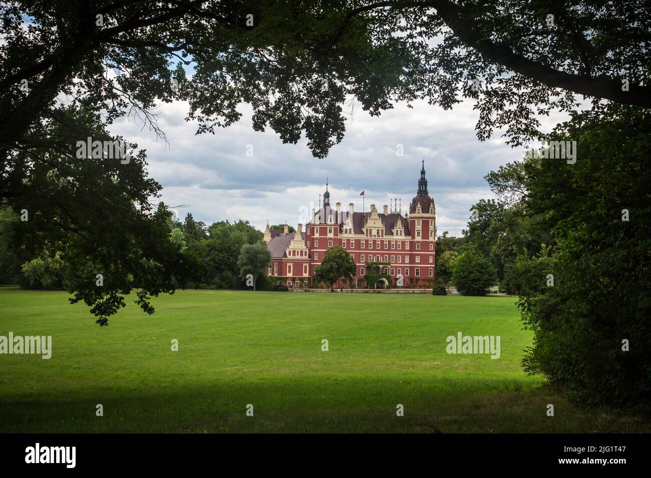 Bad Muskau castle, Saxony, Germany Stock Photo - Alamy