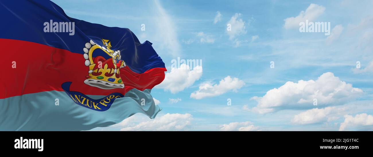 official flag of ANZUK, tripartite force formed by Australia, New ...