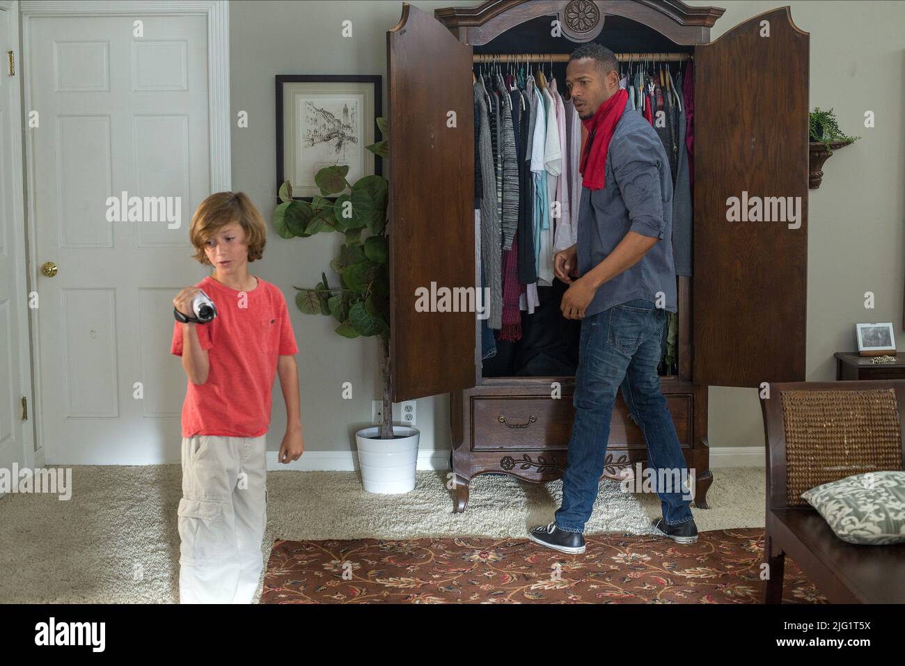 STEELE STEBBINS, MARLON WAYANS, A HAUNTED HOUSE 2, 2014 Stock Photo - Alamy