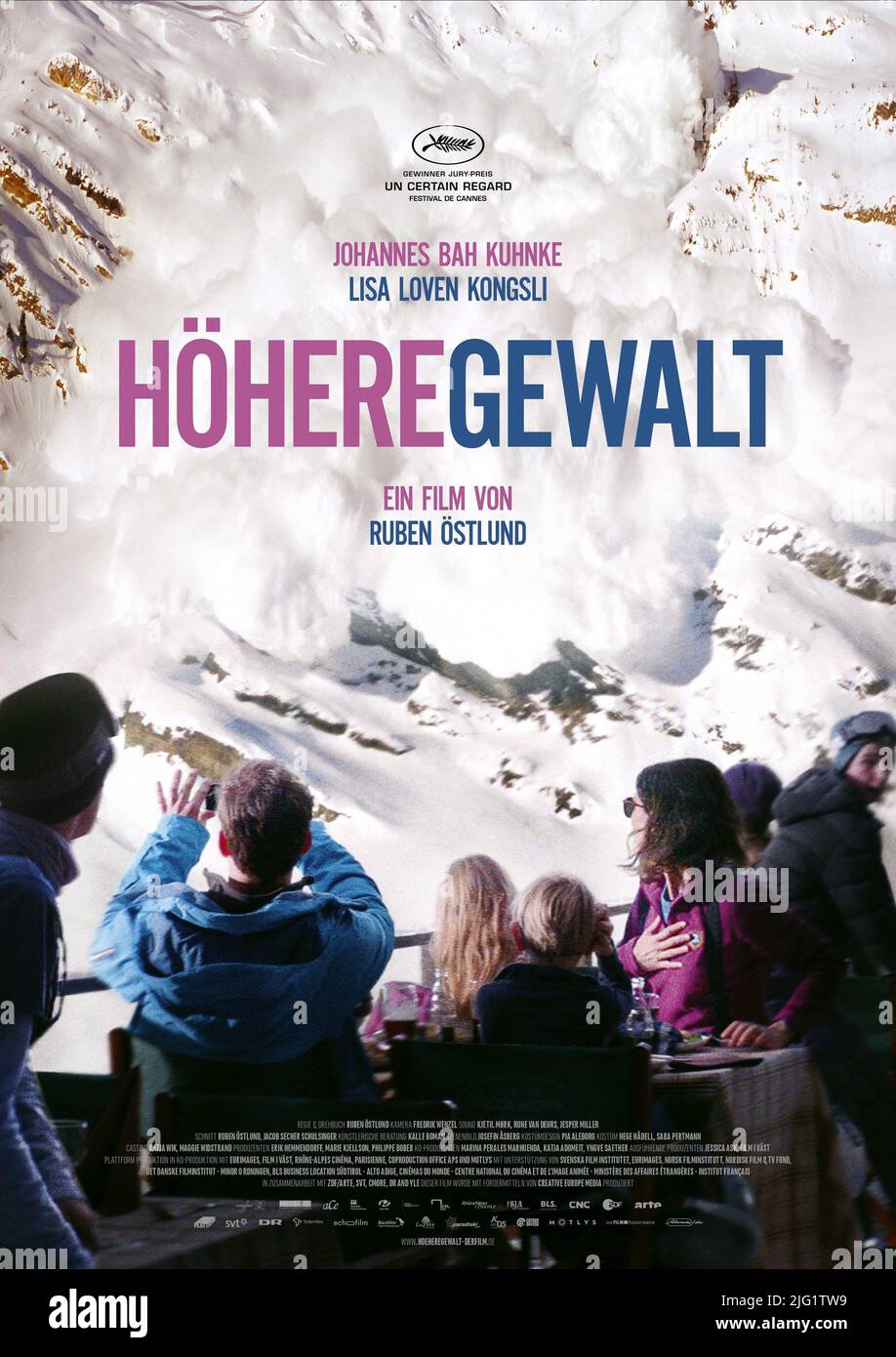 AVALANCHE POSTER, FORCE MAJEURE, 2014 Stock Photo - Alamy