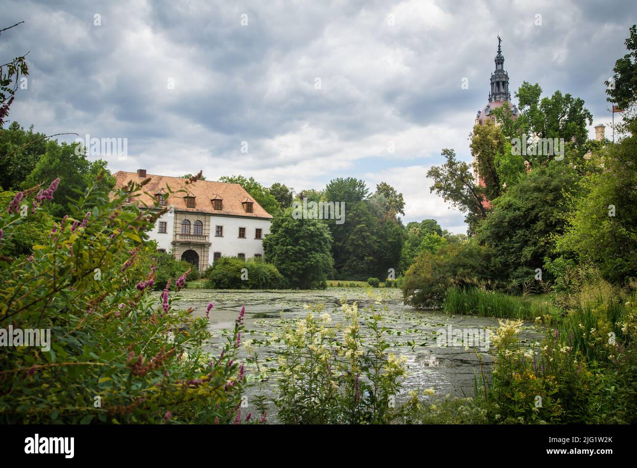 Bad Muskau castle, Saxony, Germany Stock Photo - Alamy