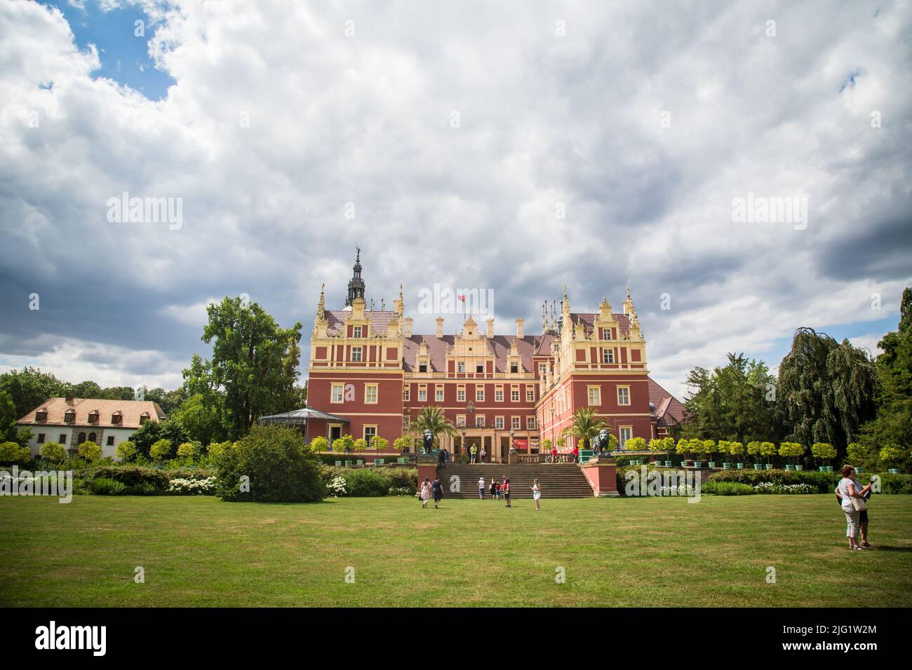 Bad Muskau castle, Saxony, Germany Stock Photo - Alamy