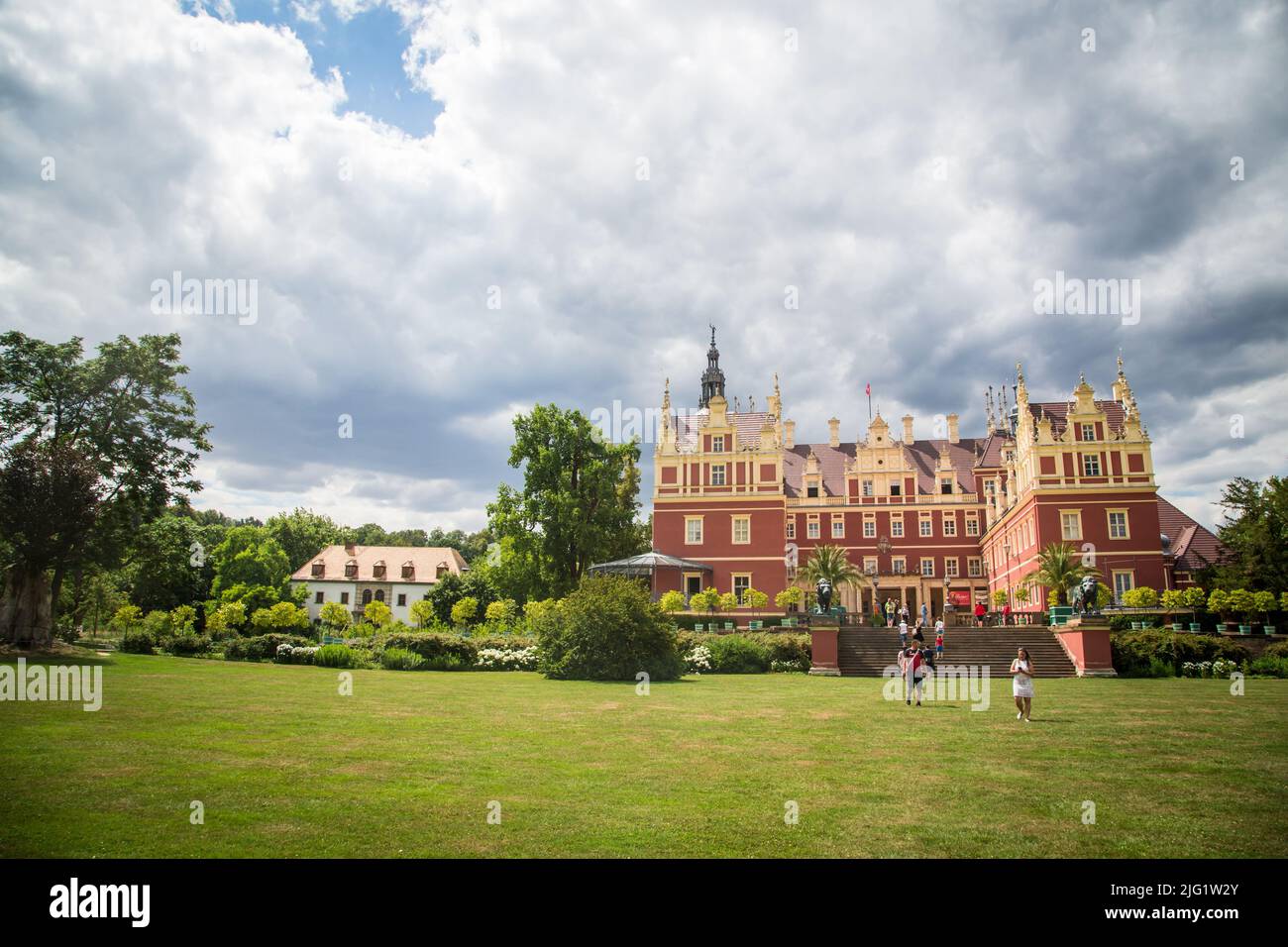 Bad Muskau castle, Saxony, Germany Stock Photo - Alamy