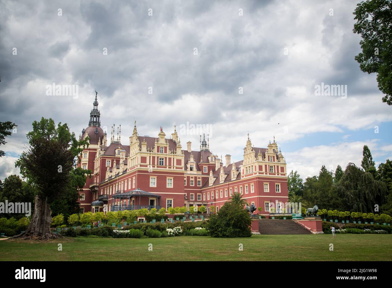 Bad Muskau castle, Saxony, Germany Stock Photo - Alamy