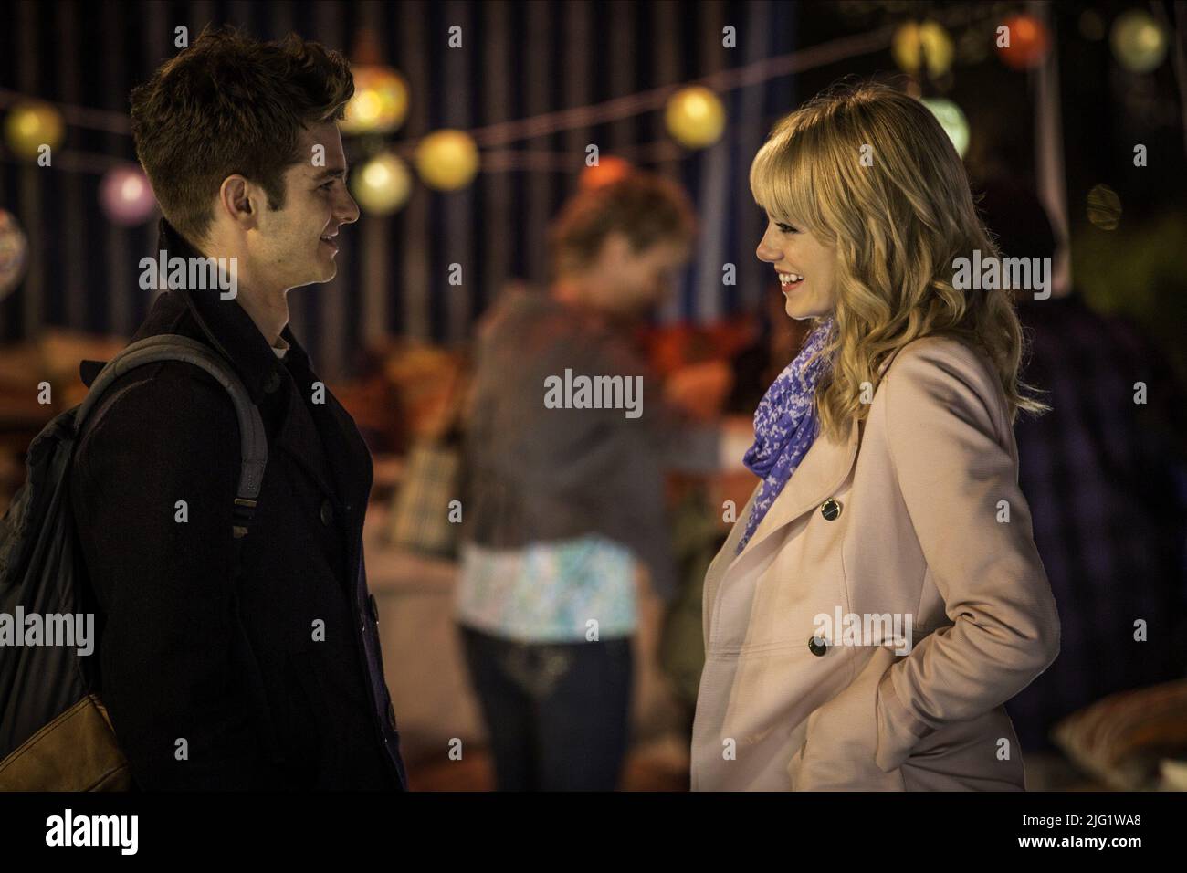 GARFIELD,STONE, THE AMAZING SPIDER-MAN 2, 2014 Stock Photo - Alamy