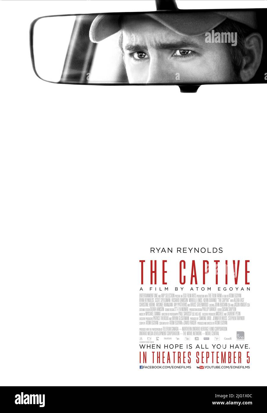 RYAN REYNOLDS POSTER, THE CAPTIVE, 2014 Stock Photo - Alamy
