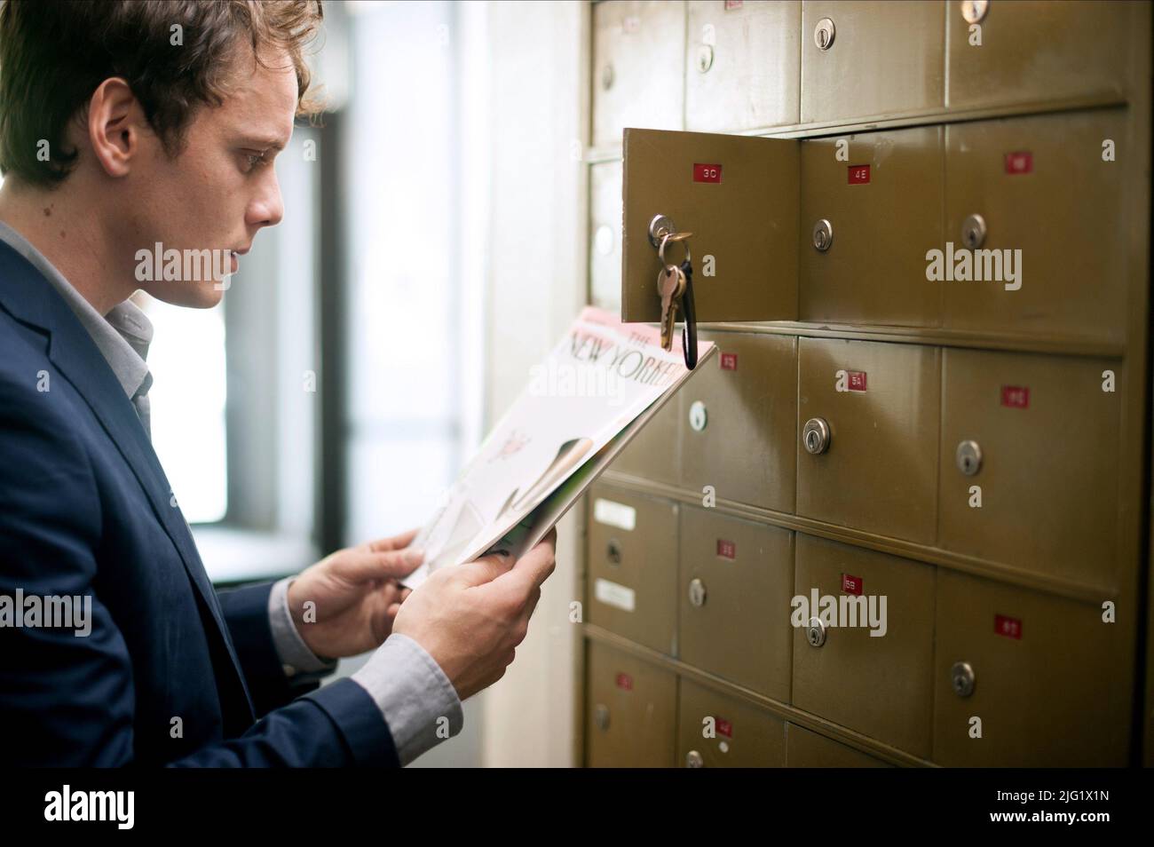 ANTON YELCHIN, 5 TO 7, 2014 Stock Photo - Alamy
