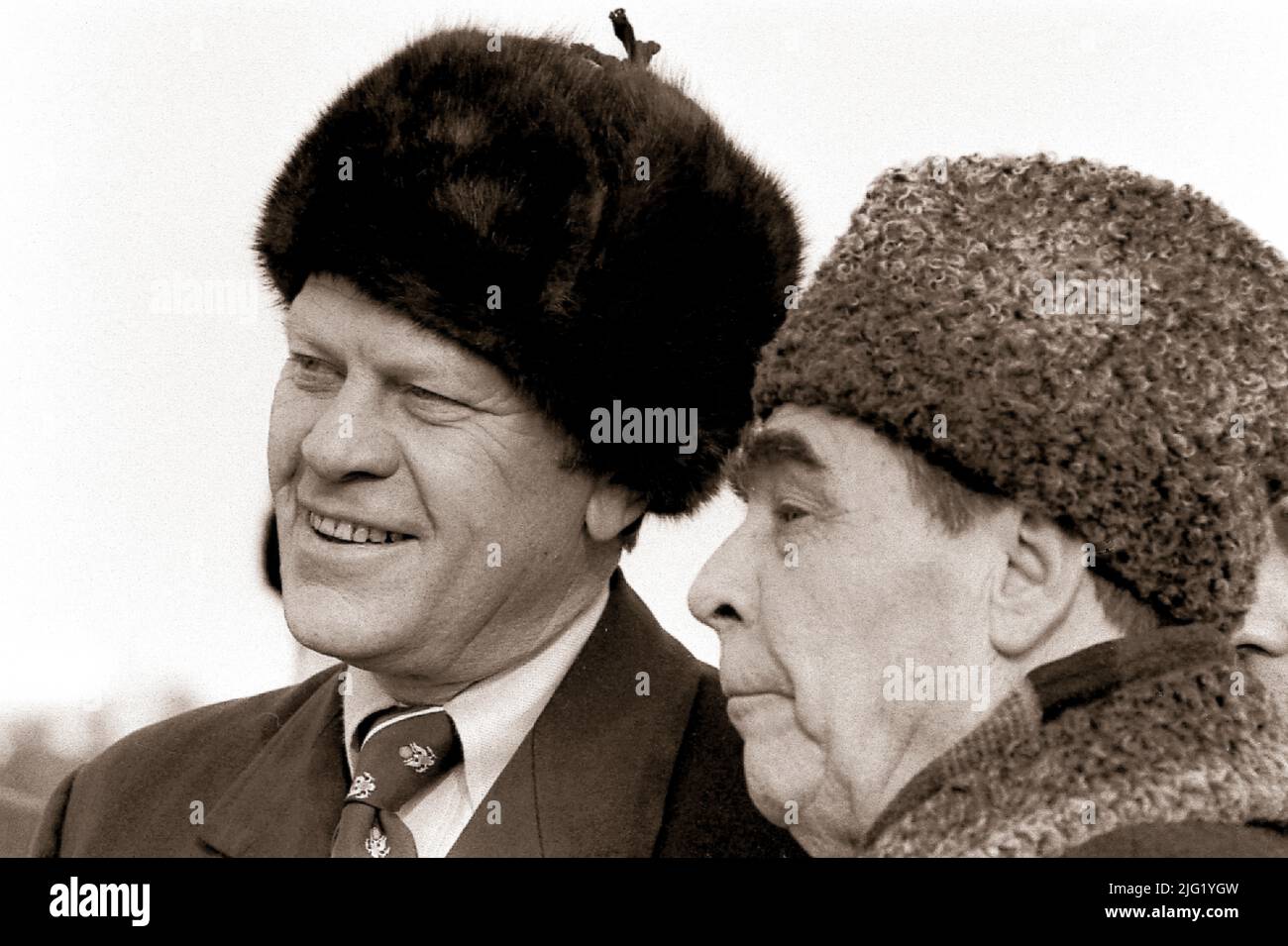 Brezhnev president ford helsinki hi-res stock photography and images ...