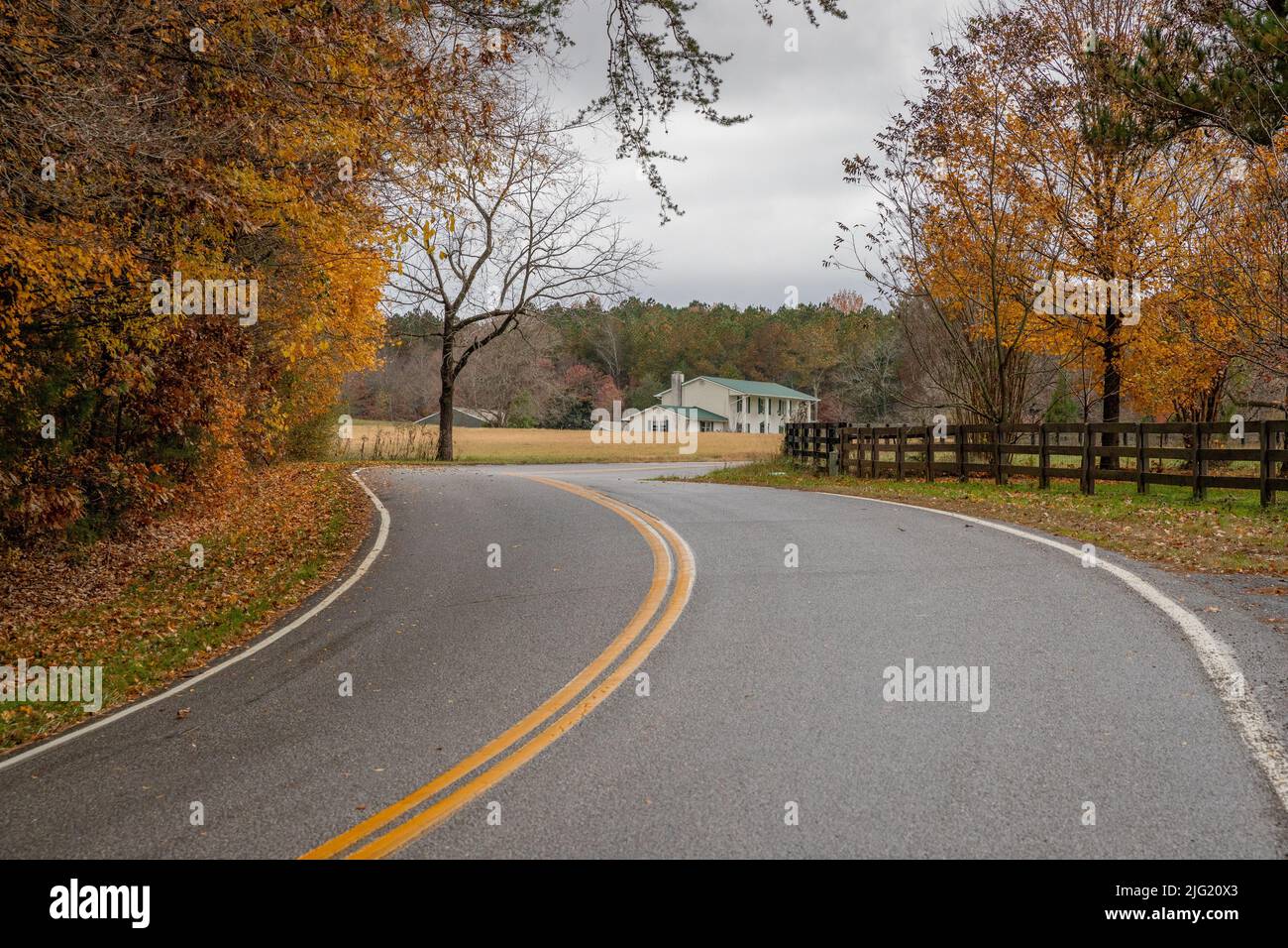 Tennessee Southern Road Stock Photo - Alamy