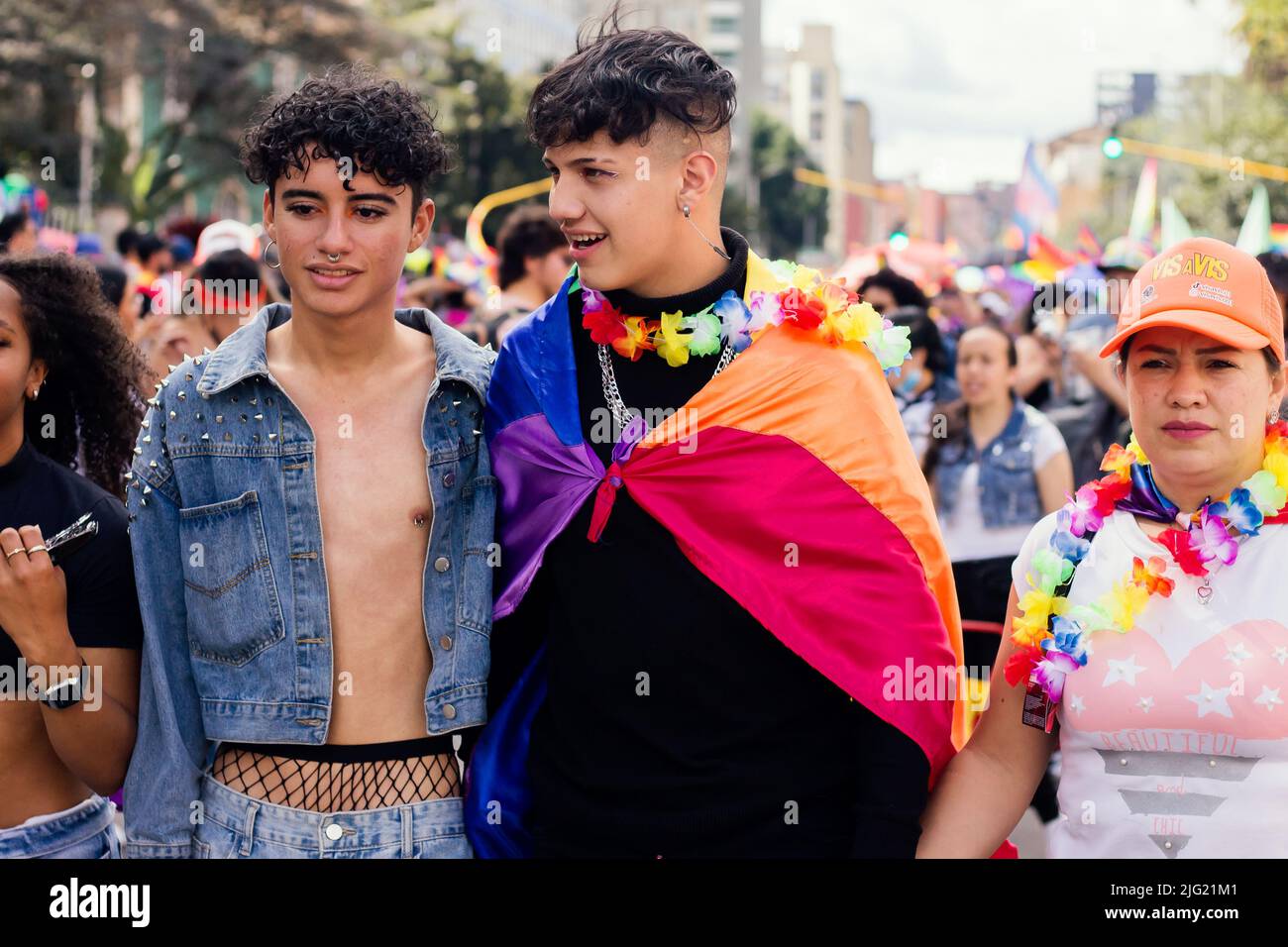 Mass attendance at the Bogotá LGBT March thousands of people attended ...
