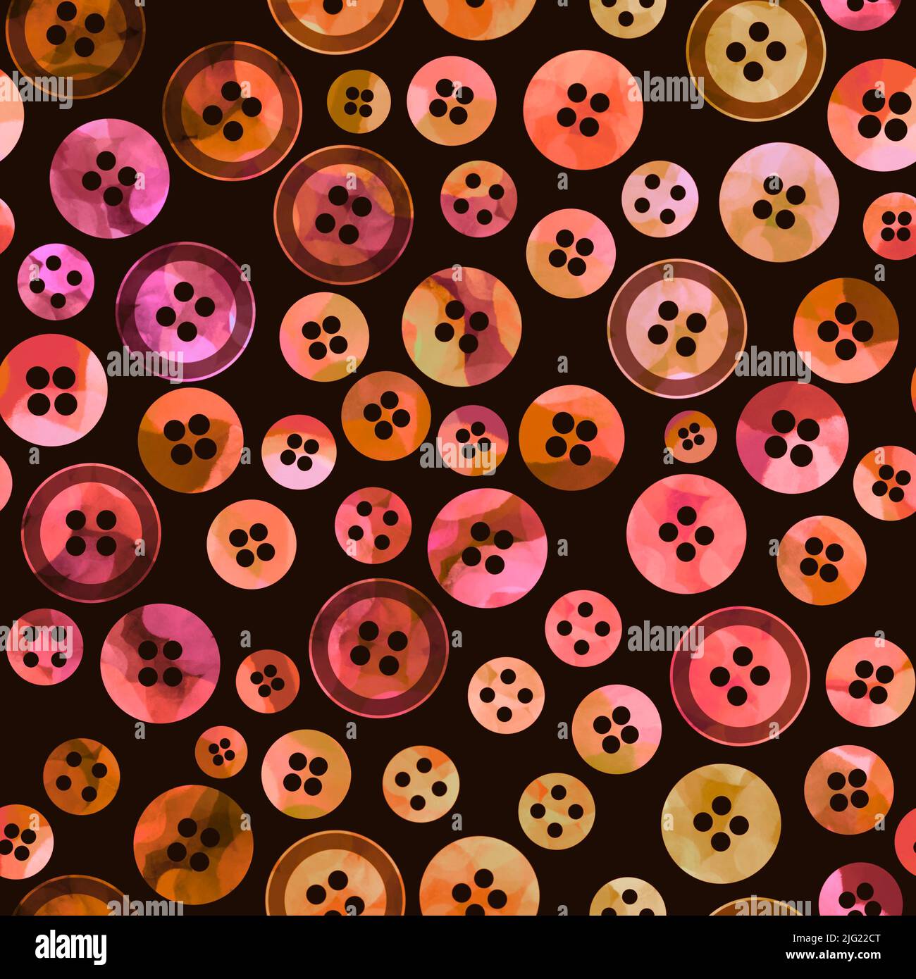 Hobbies seamless plastic buttons pattern for fabrics and wrapping paper ...