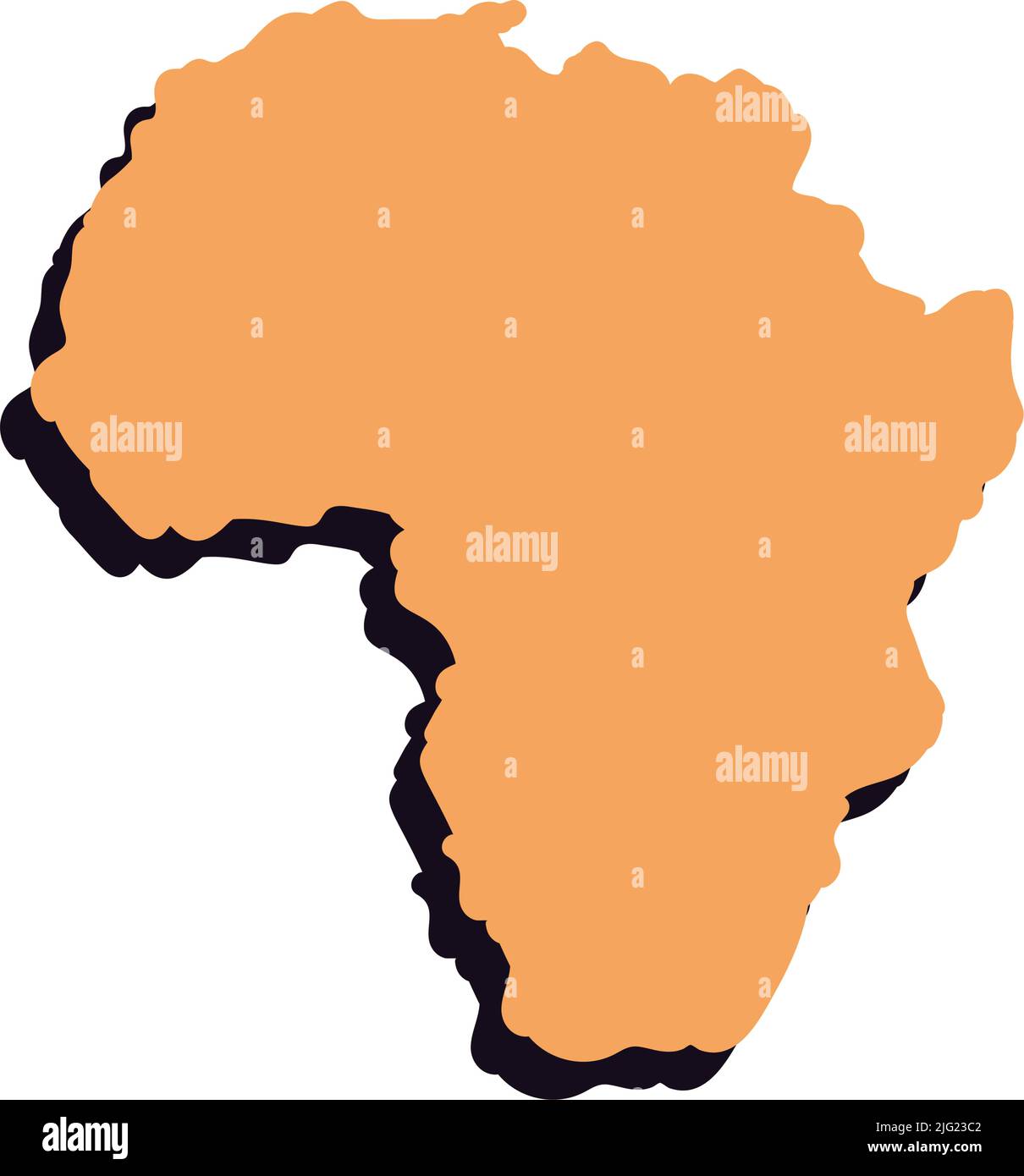 flat africa map design Stock Vector Image & Art - Alamy