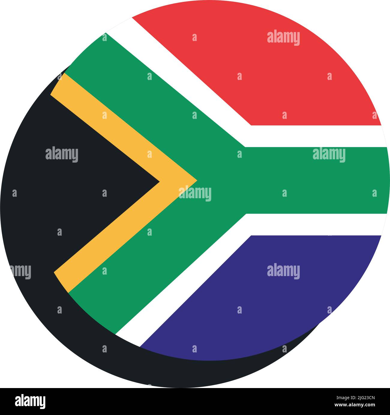 flat african flag emblem Stock Vector Image & Art - Alamy