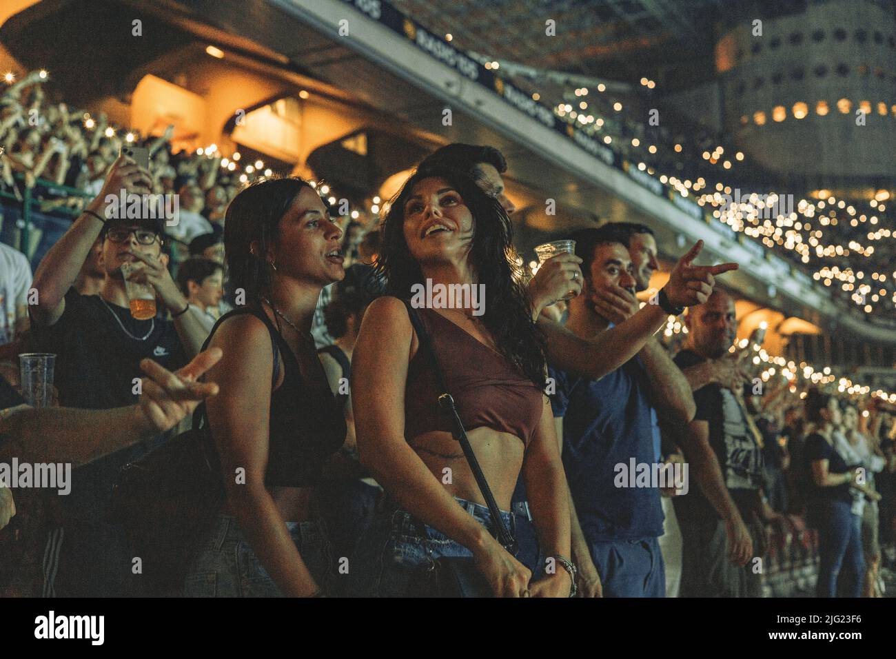 07/07/2022 - Italian rapper SALMO performing live at San Siro Stadium ...