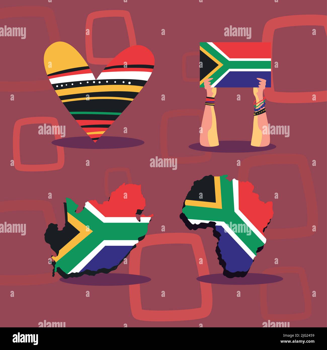 South african festival Stock Vector Images - Alamy
