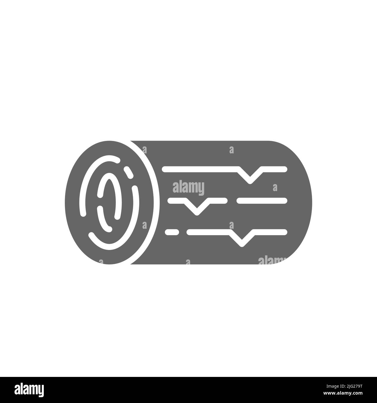 Wood log icon. Line, glyph and filled outline colorful version, Logs of ...
