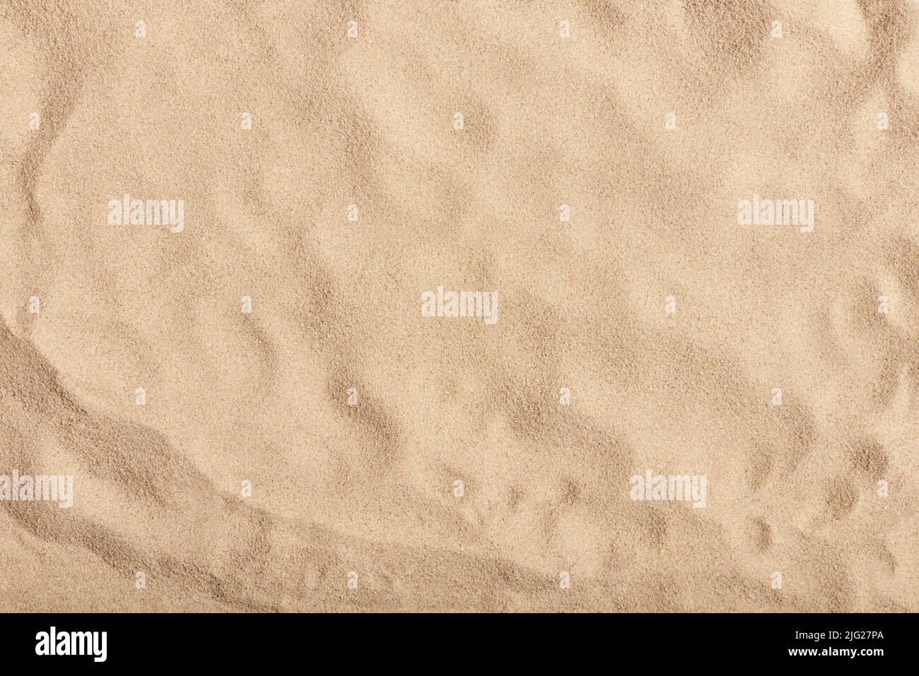 Natural texture: top view of beach sand, clear, clean and smooth ...