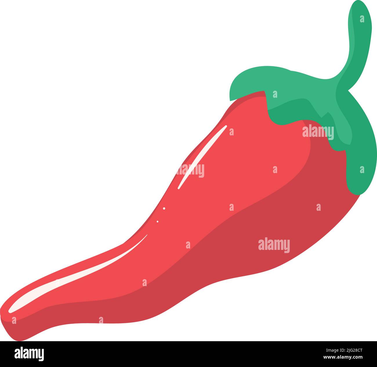 big red pepper Stock Vector Image & Art - Alamy