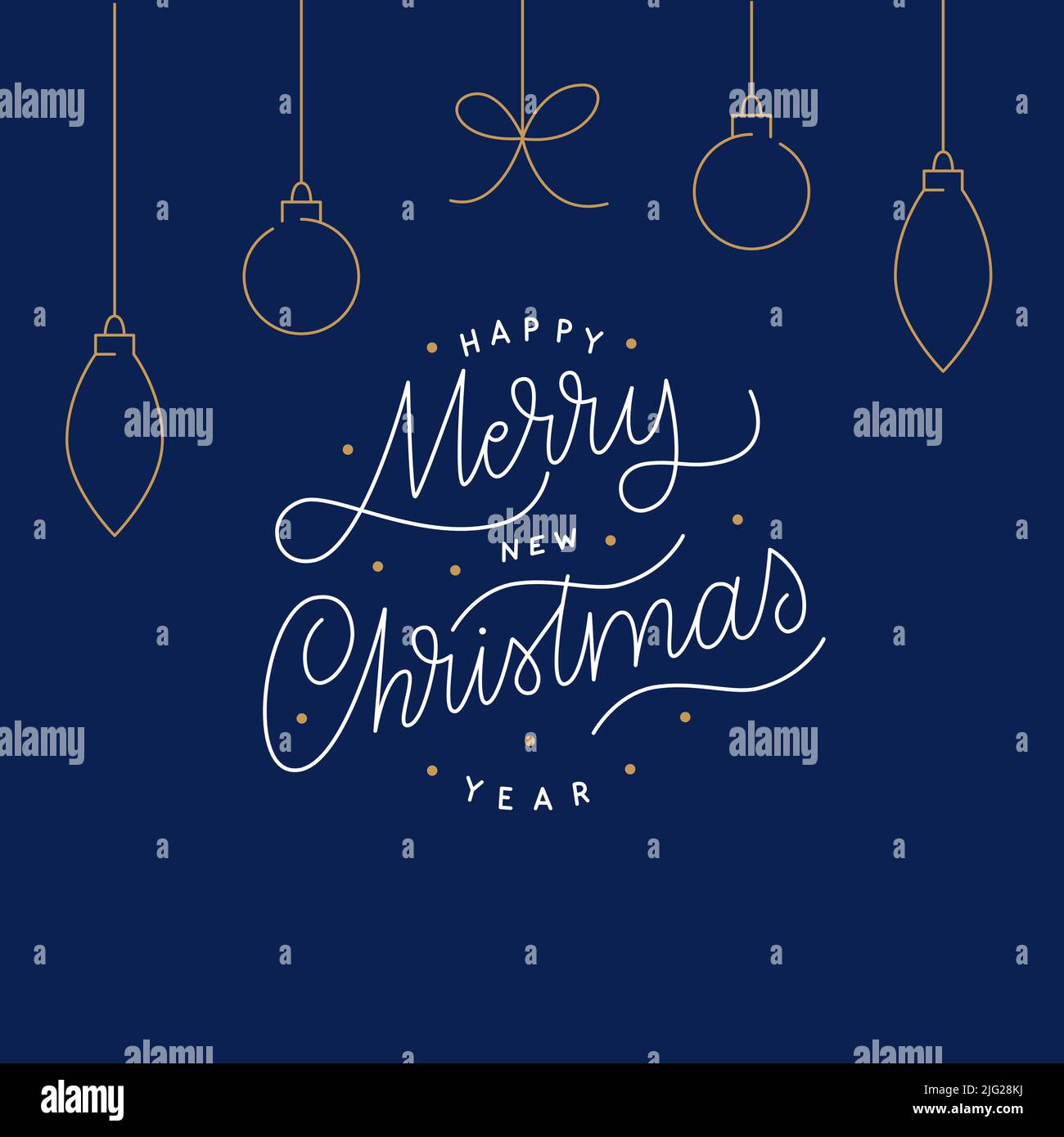 Merry Christmas simple calligraphy design for invitation and greeting ...