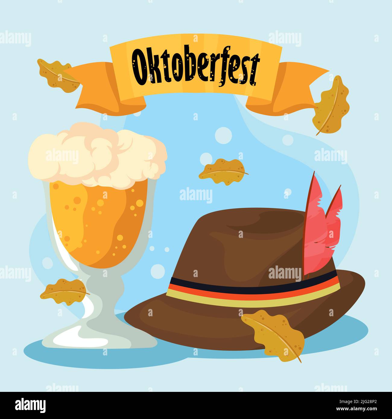 German hat dance Stock Vector Images - Alamy