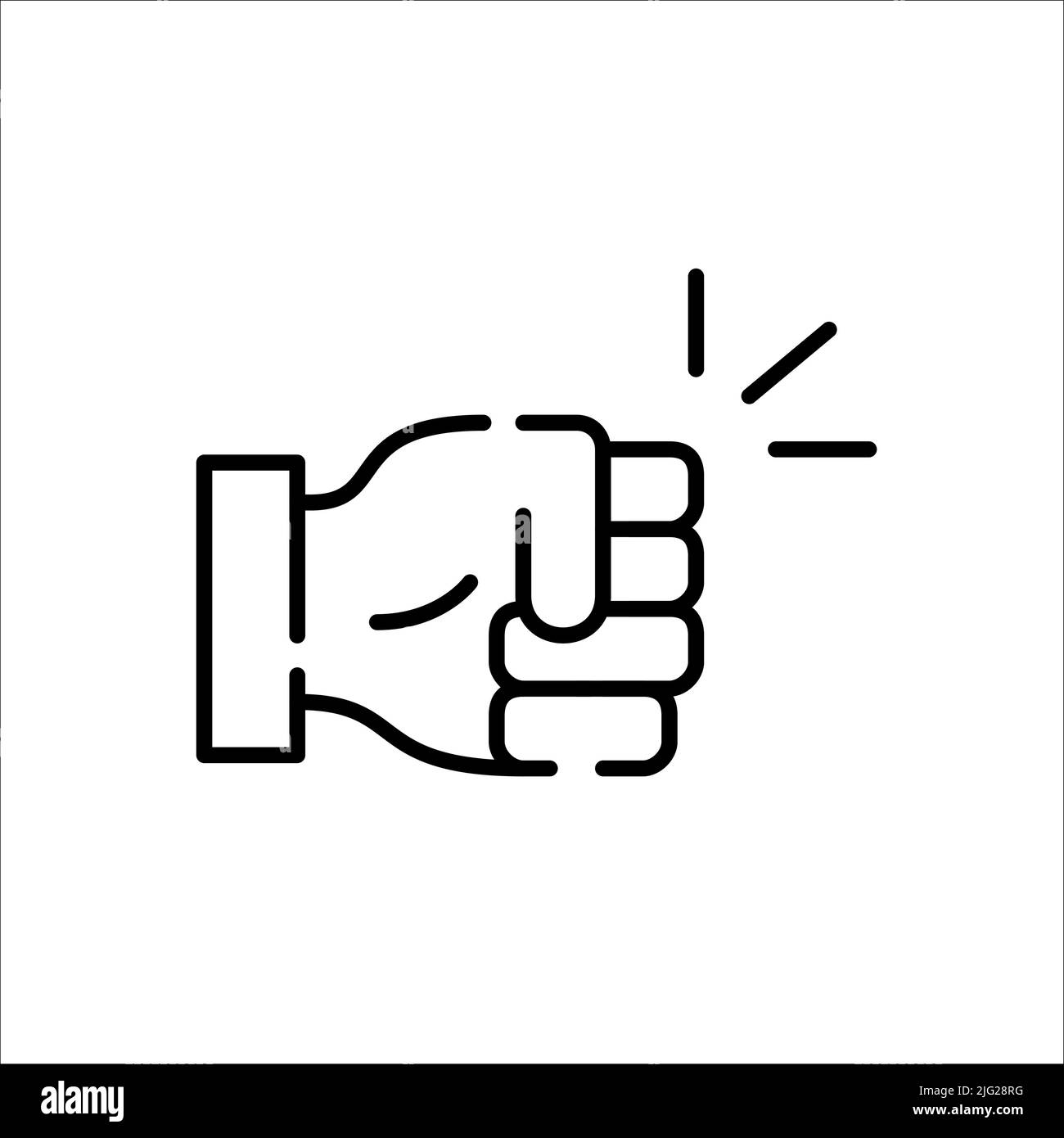 Fist punch Black and White Stock Photos & Images - Alamy
