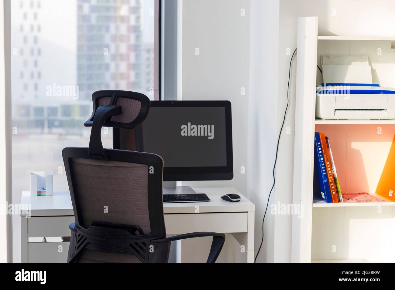 Shot of a modern working space Stock Photo - Alamy