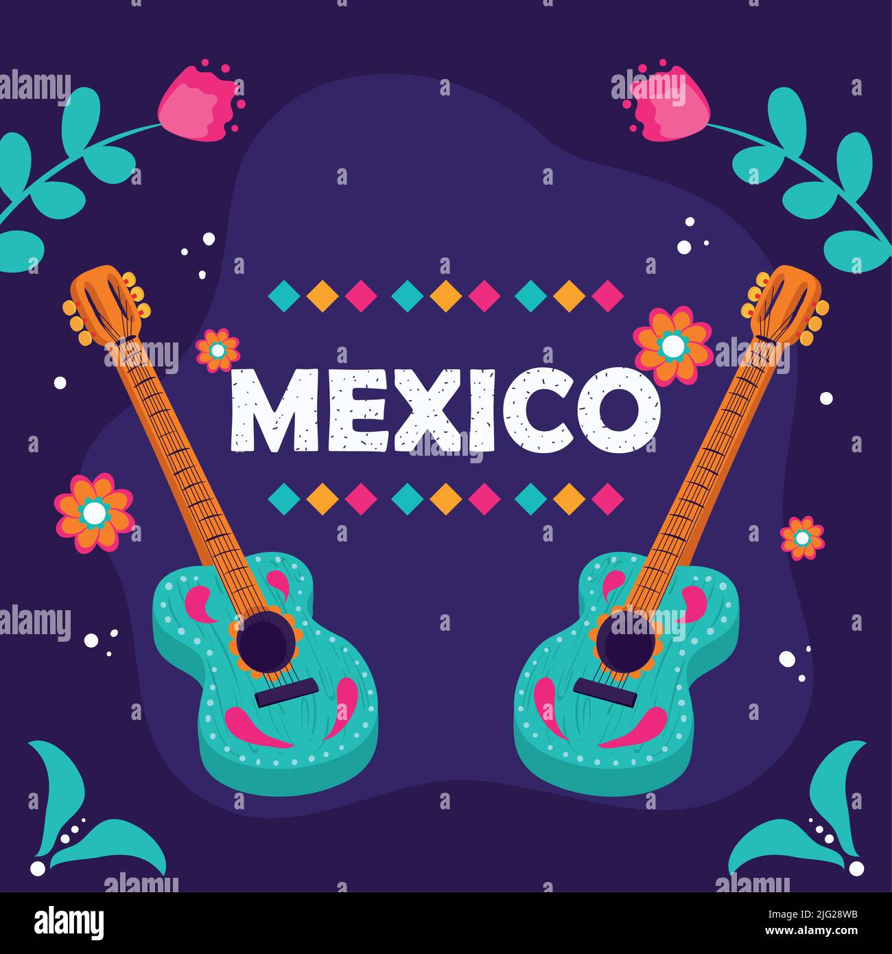 card of mexico Stock Vector Image & Art - Alamy
