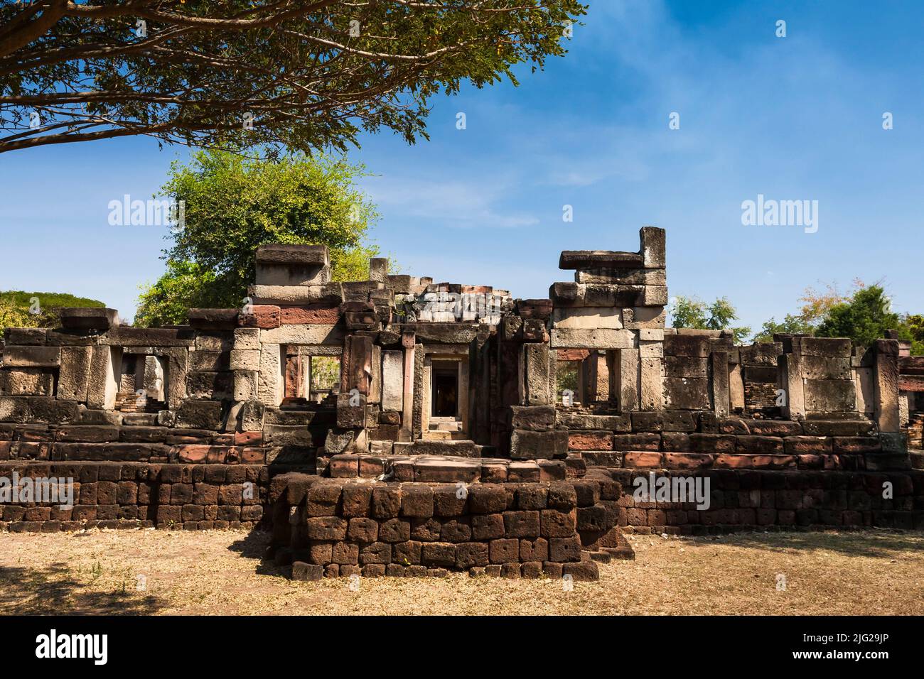 Prasat Hin Wat Phanom Wan, buddhist temple at khmer sanctuary, Nakhon ...