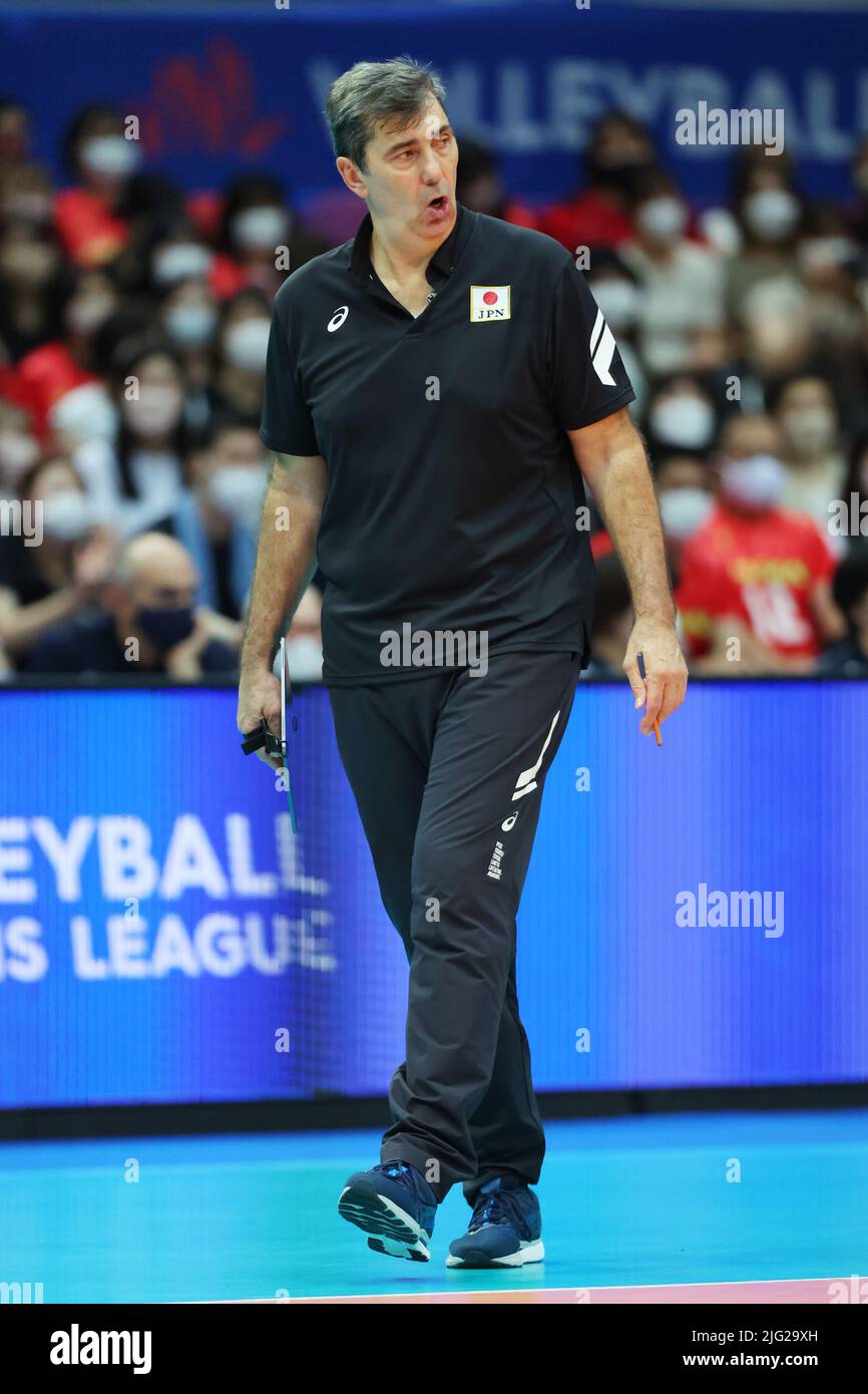 Maruzen Intec Arena Osaka, Osaka, Japan. 6th July, 2022. Philippe Blain ...