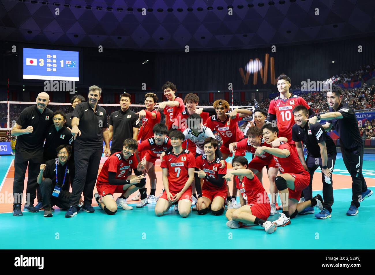 Maruzen Intec Arena Osaka, Osaka, Japan. 6th July, 2022. Japan National ...