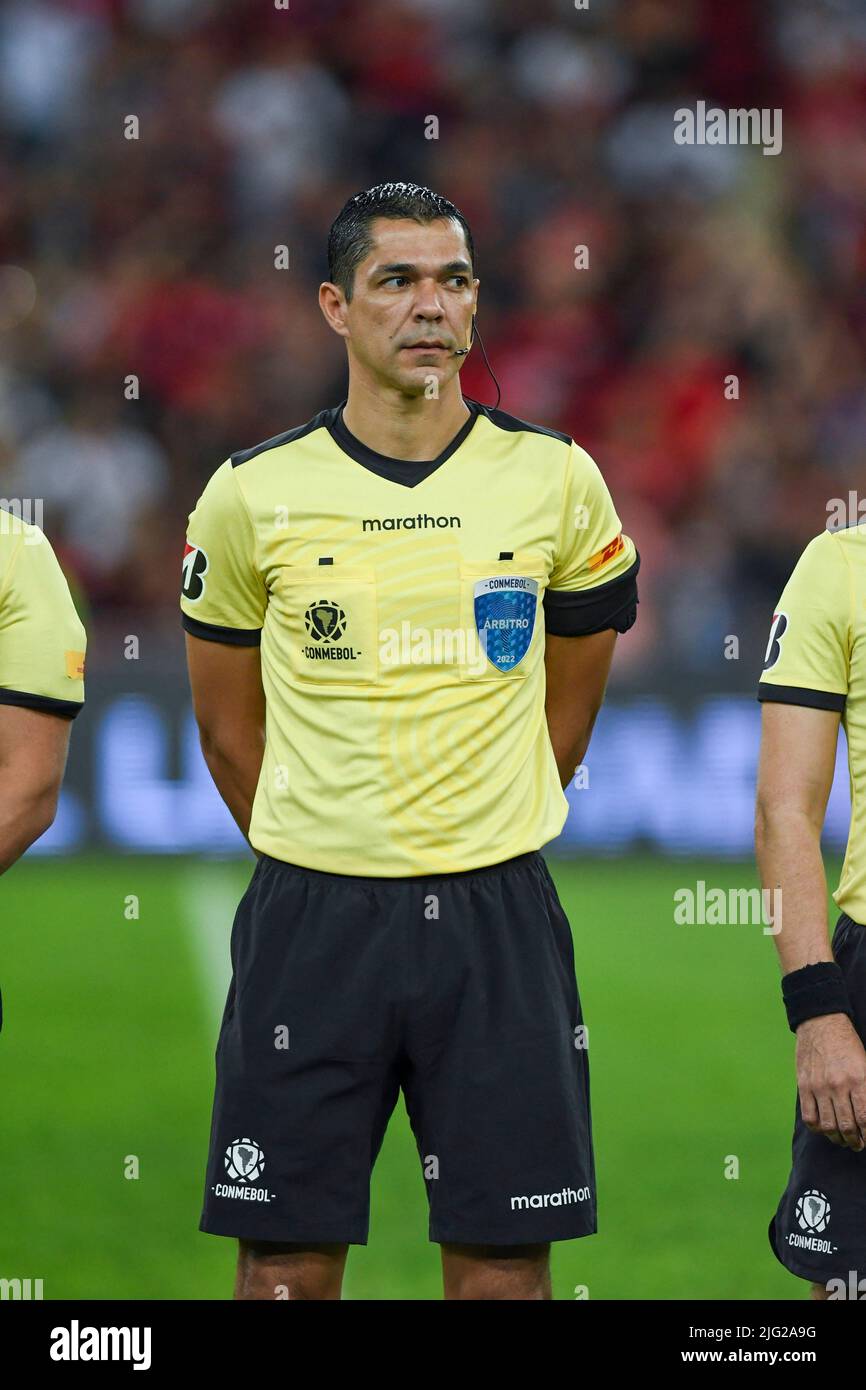 Rio, Brazil - July 06, 2022: Mario Diaz de Vivar referee in match ...