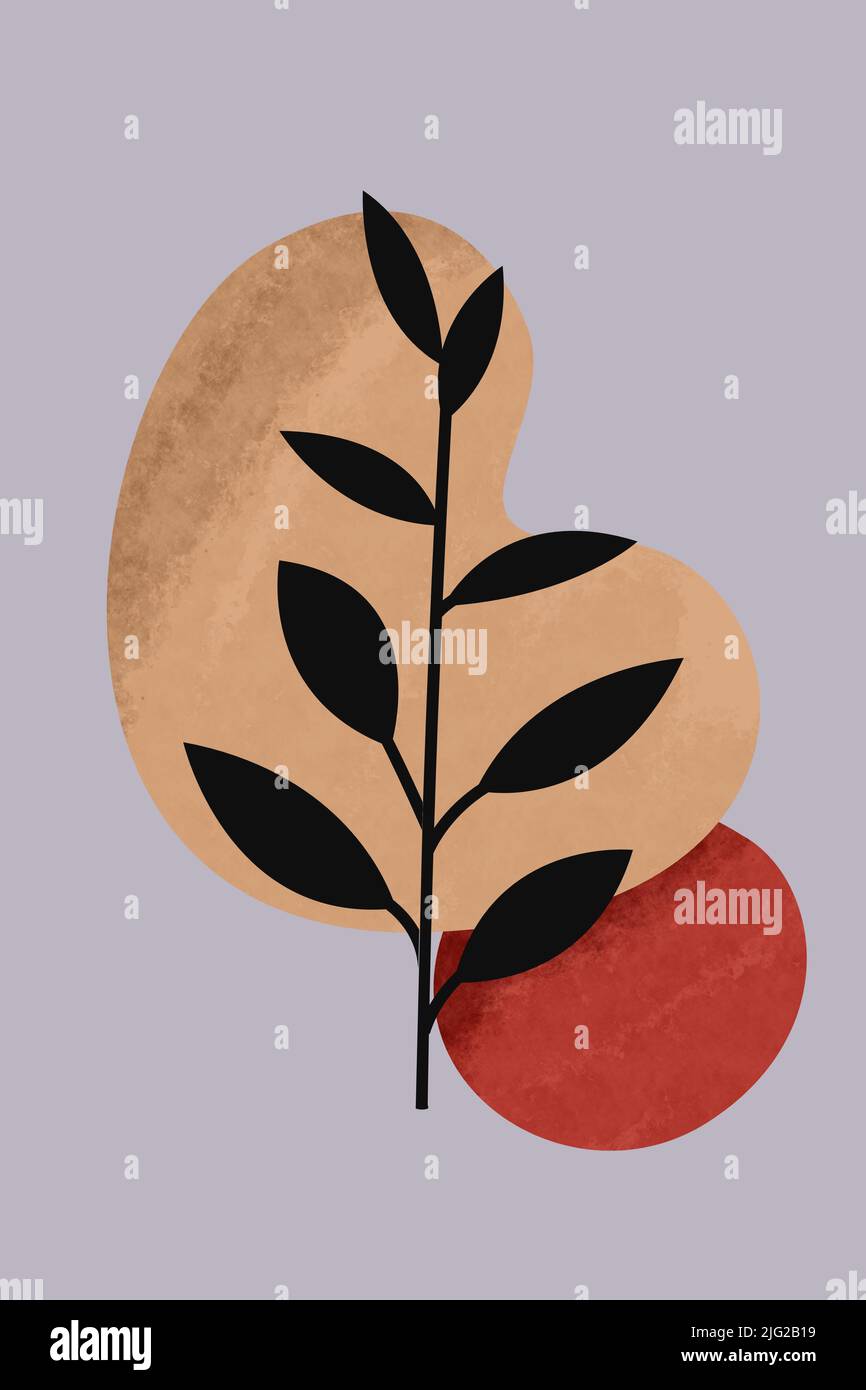 Aesthetic Abstract Bohemian Woman Art for Print and Digital Purposes ...