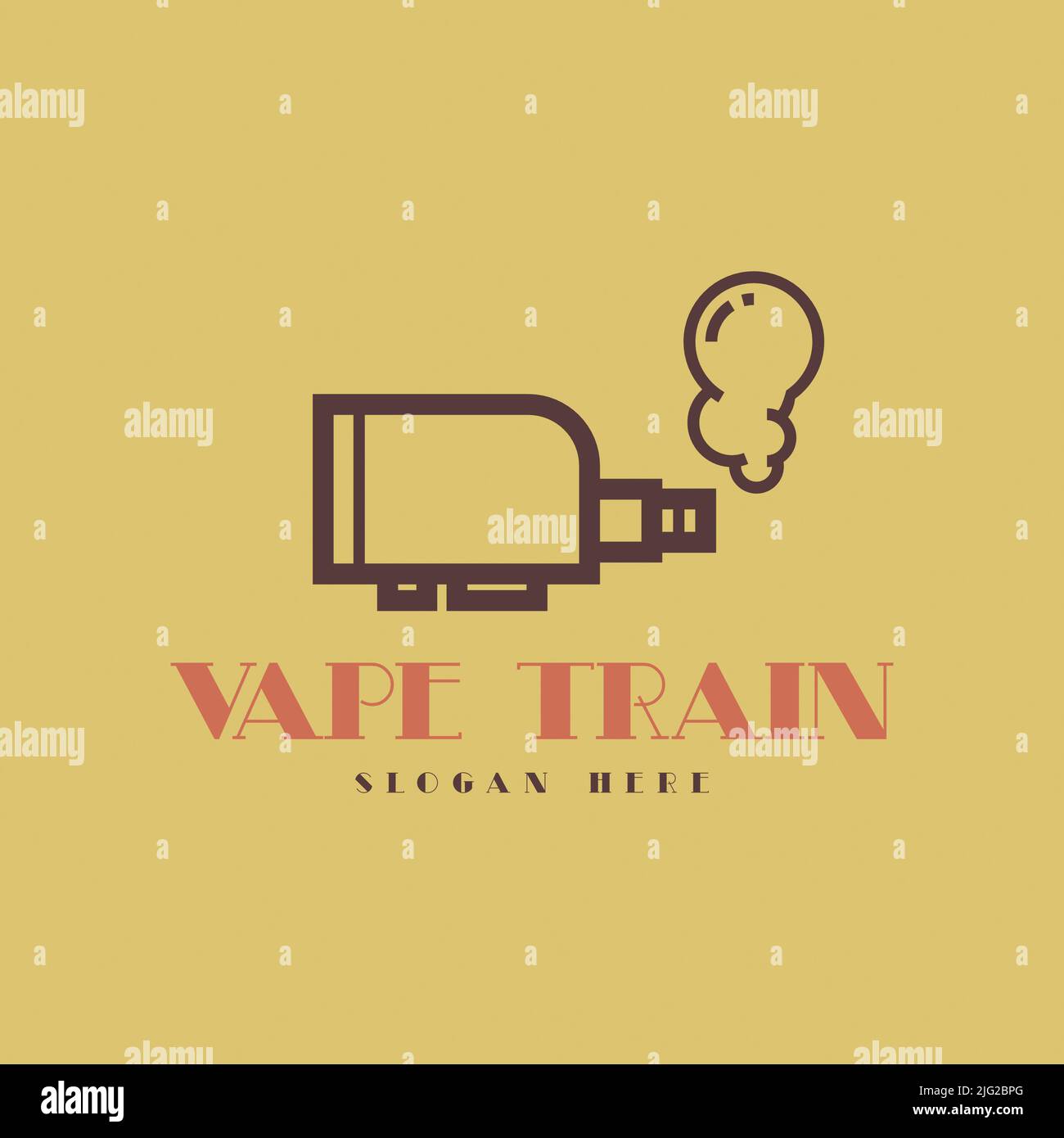 Retro Vape Shop Logo Design Concept Vector. Vaping Logo Design Template ...