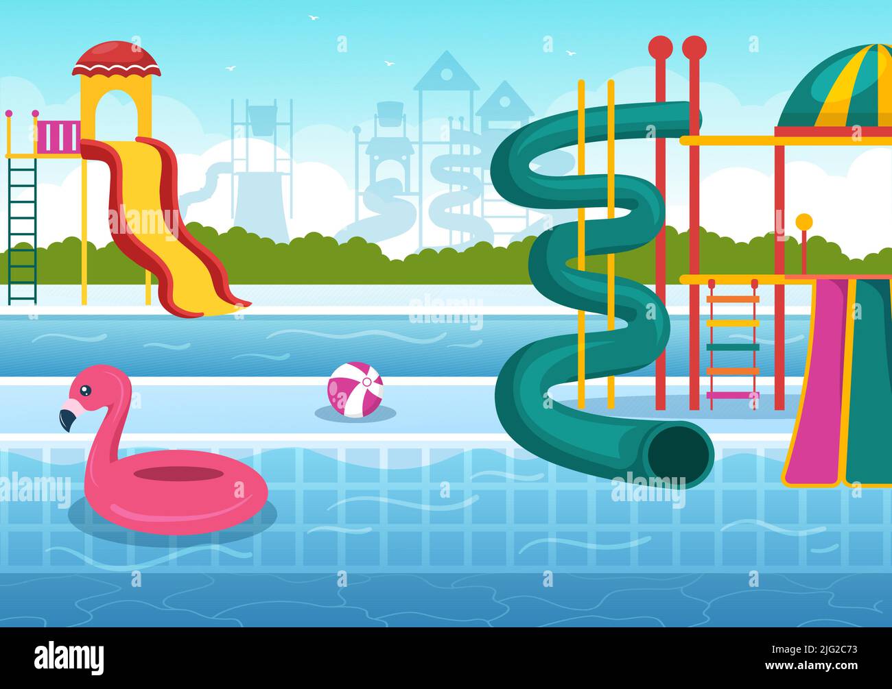 Playground ride Stock Vector Images - Alamy