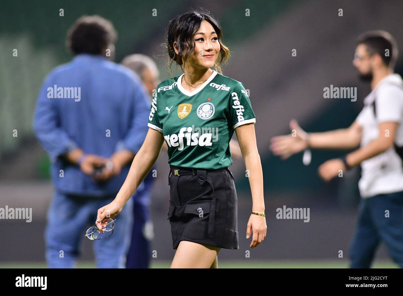 SÃO PAULO, BRAZIL - JULY 6: The American actress Karen Fukuhara inside ...