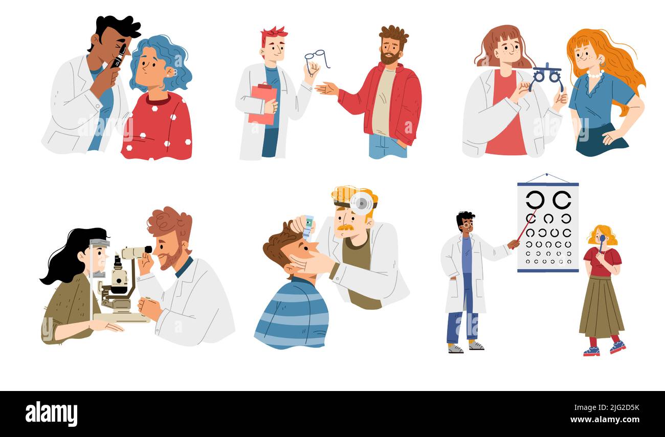 Office patient glasses Cut Out Stock Images & Pictures - Alamy