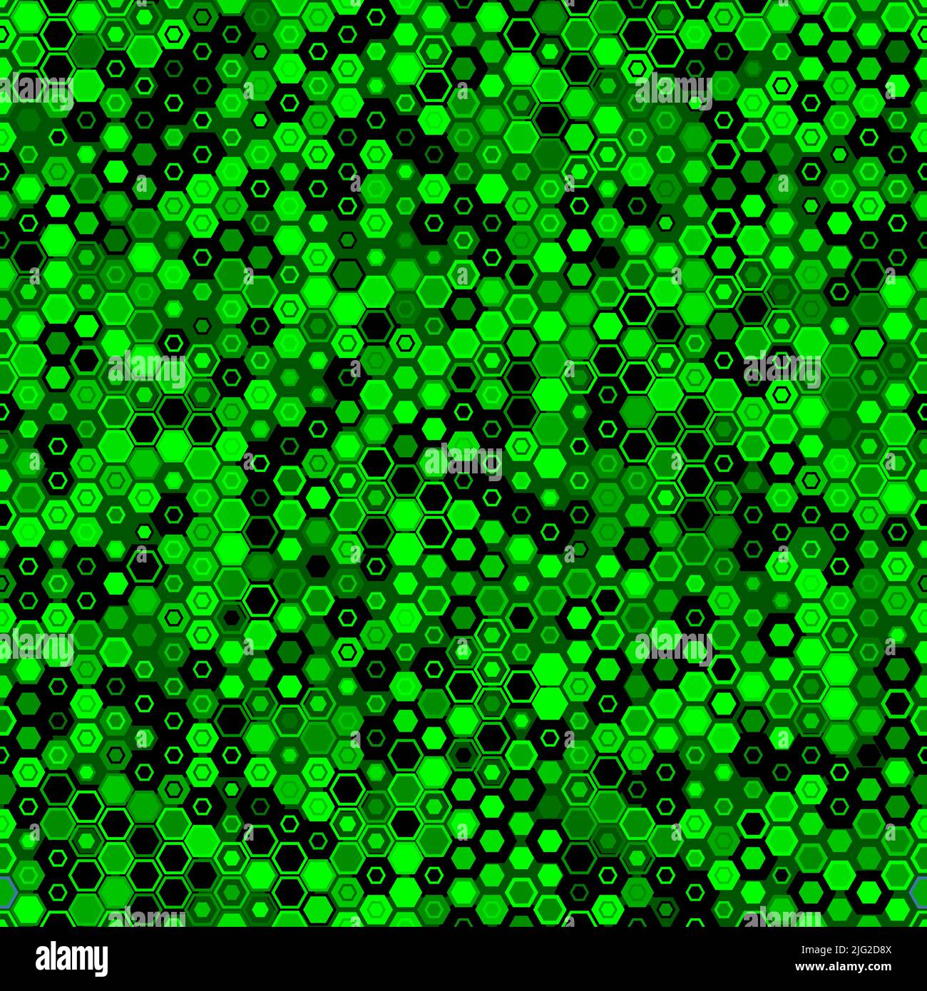 Emerald pattern of triangles, hexagons, squares. Lime, green, black ...