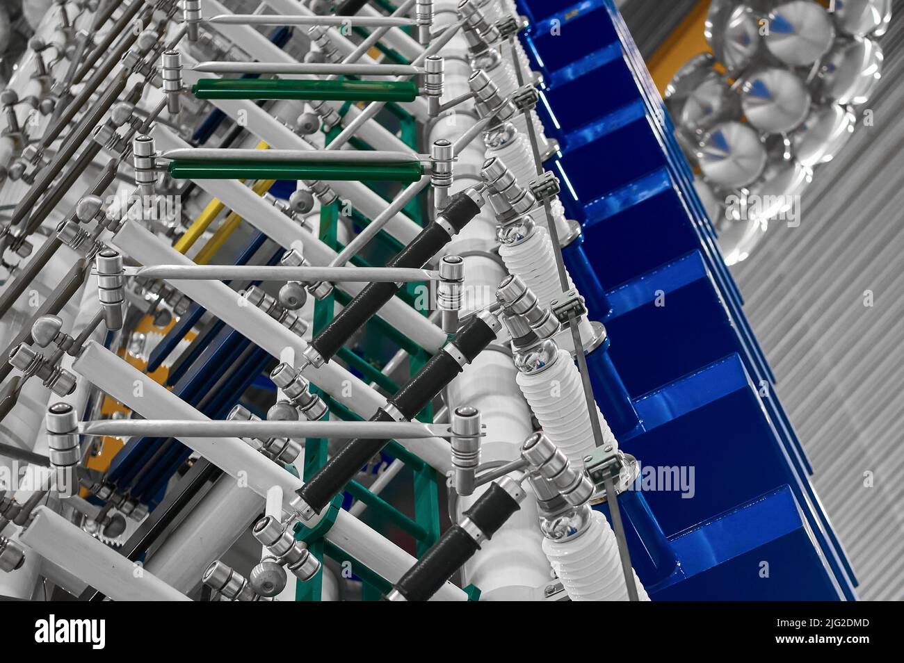 Pulse voltage generator undergoes testing in laboratory Stock Photo - Alamy