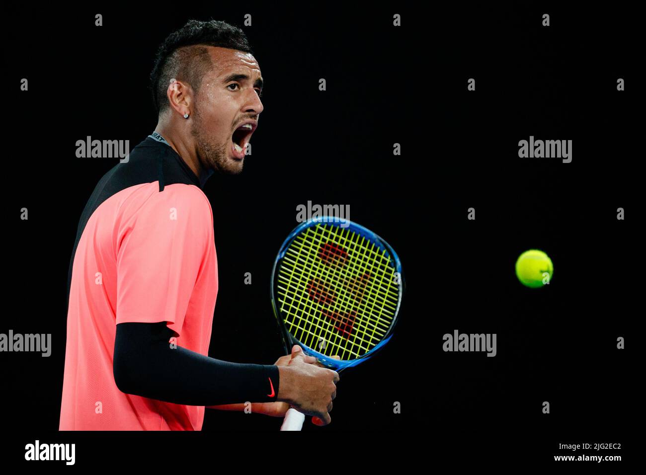 Nick kyrgios racket hi-res stock photography and images - Alamy