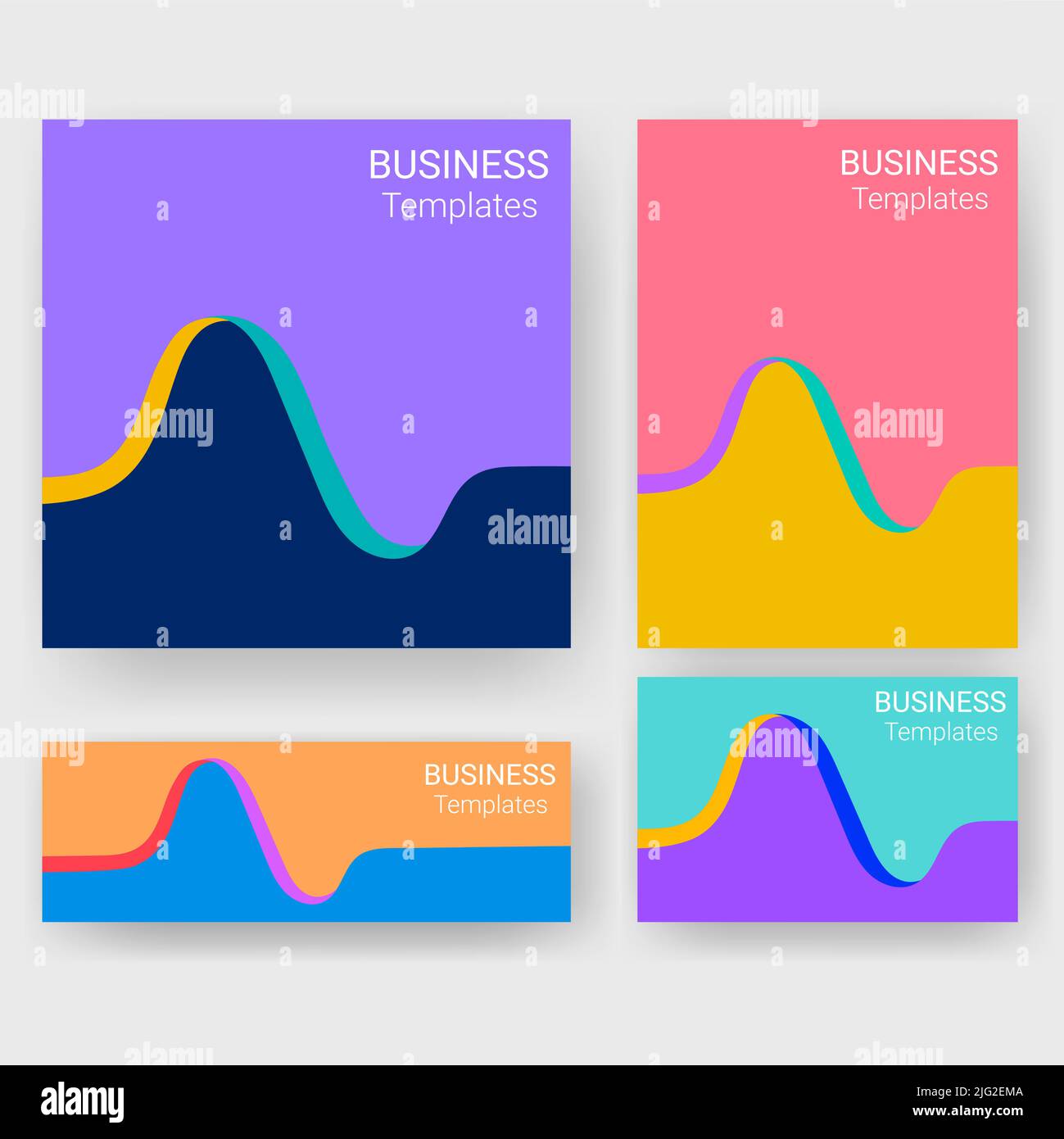 wave cover design business template Stock Vector Image & Art - Alamy