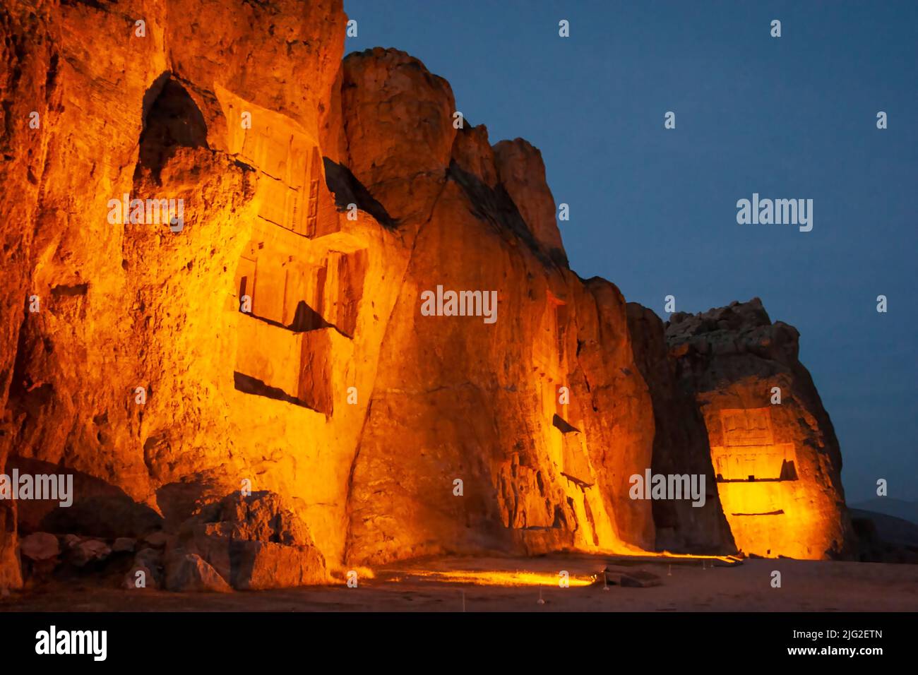 Naqsh-e Rostam Achaemenid tombs, Iran Stock Photo - Alamy