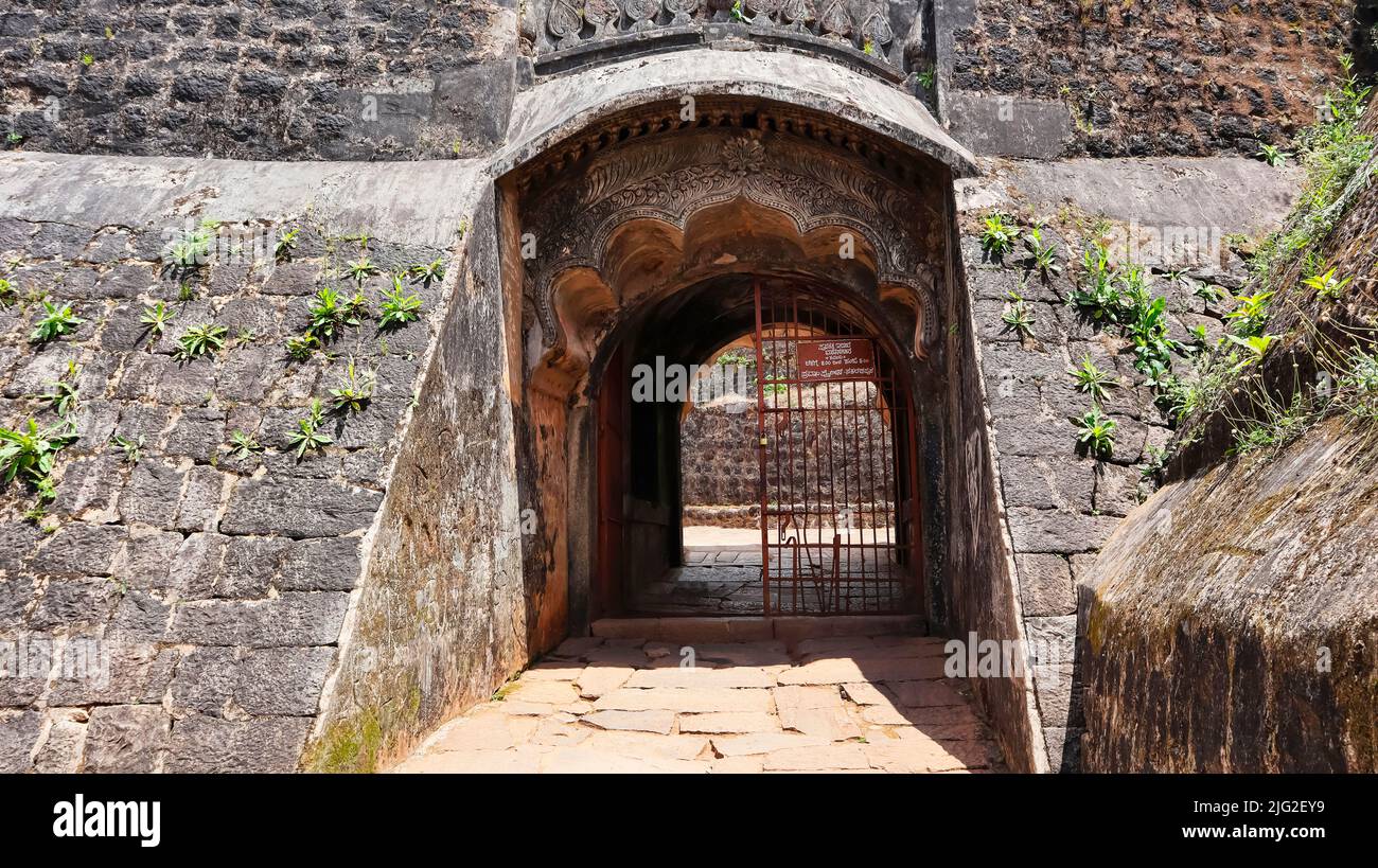 Main Entrance of Manjarabad Fort, Hassan, Karnataka, India. Manjarabad ...