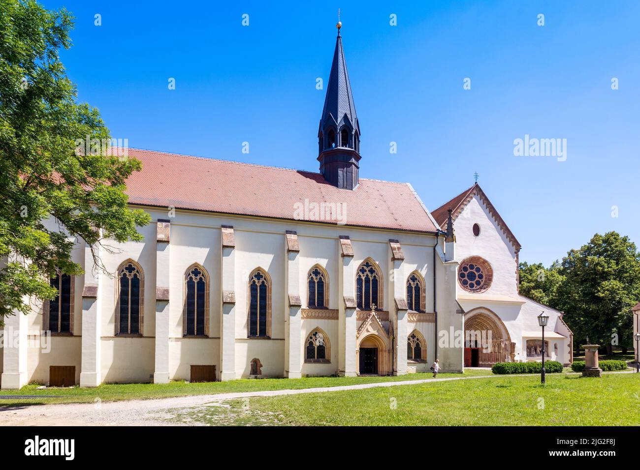 Kostel Nanebevzetí Panny Marie, Cisterciácké opatství Porta coeli ...