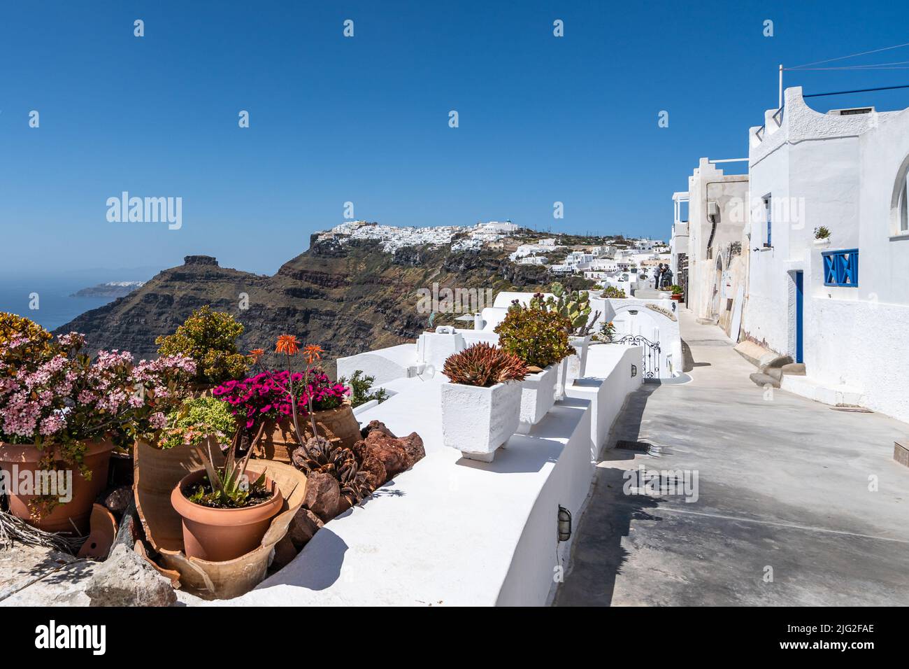 Scenic promenade connecting Fira to Imerovigli, offering stunning ...