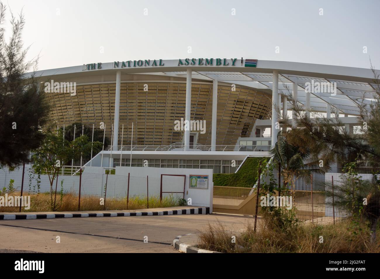 BANJUL, THE GAMBIA - FEBRUARY 10, 2022 the new National Assembly ...