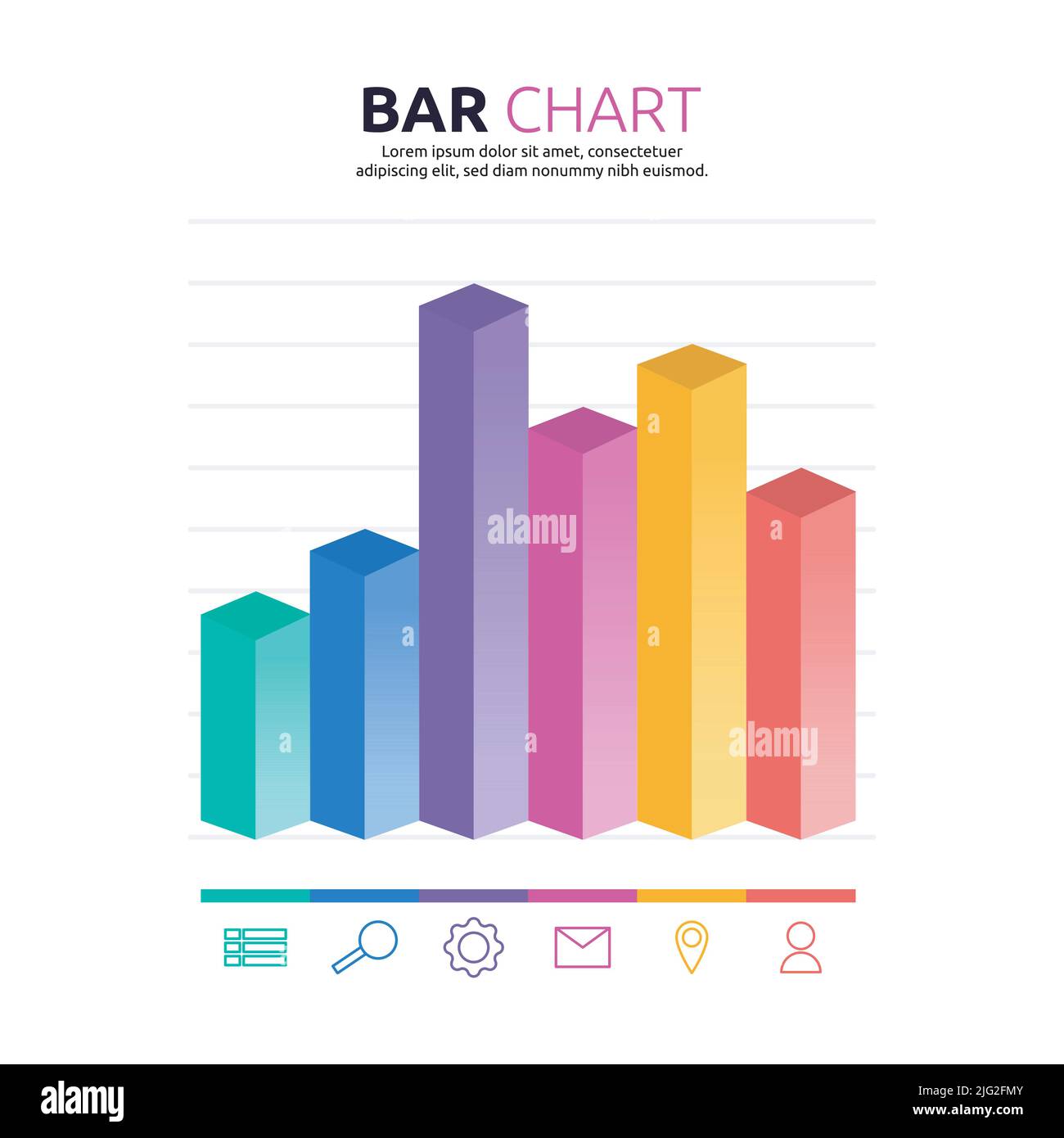 Data bar graph hi-res stock photography and images - Alamy